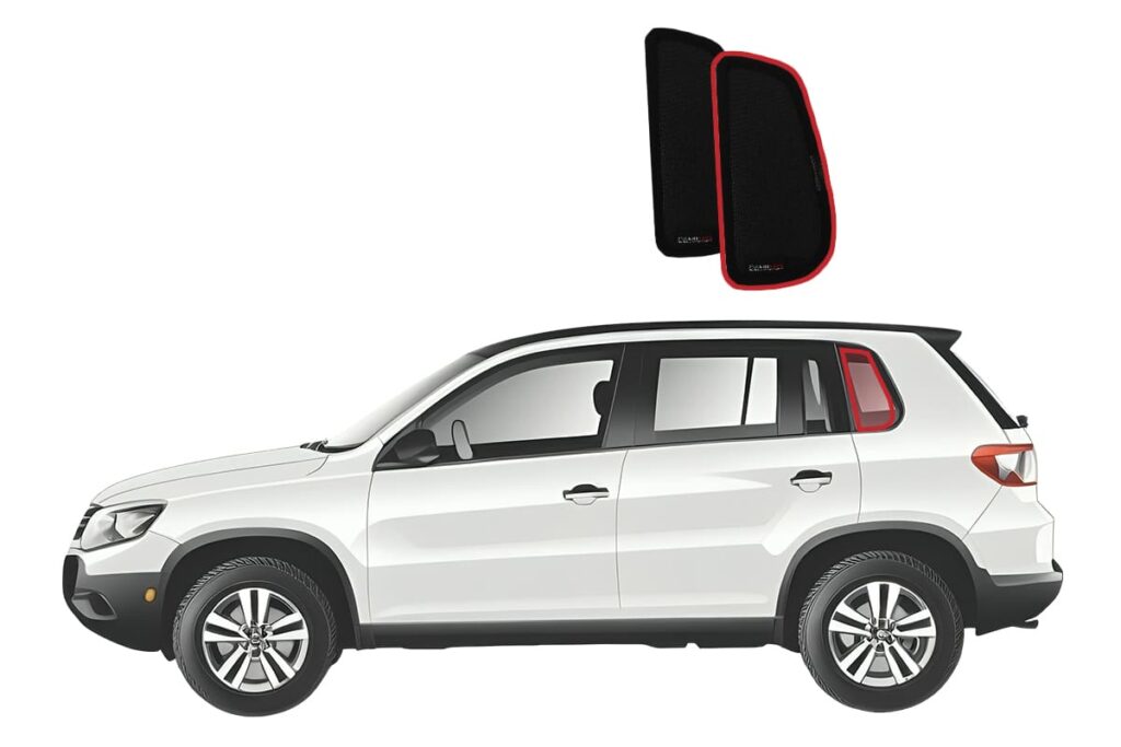 Volkswagen Tiguan 1st Generation Port Window Snap Shades (2007-2017 ...