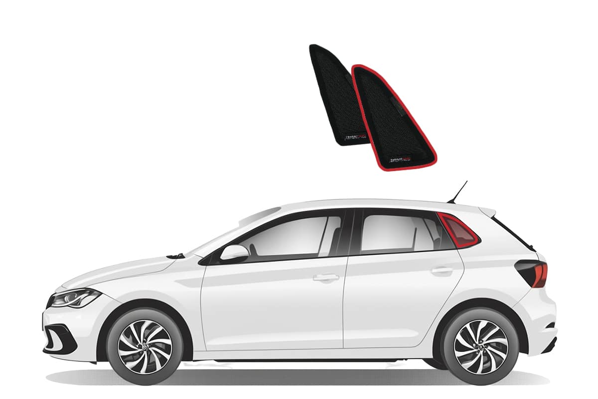 Volkswagen Polo 6th Generation Port Window Snap Shades (MK6- Typ AW ...