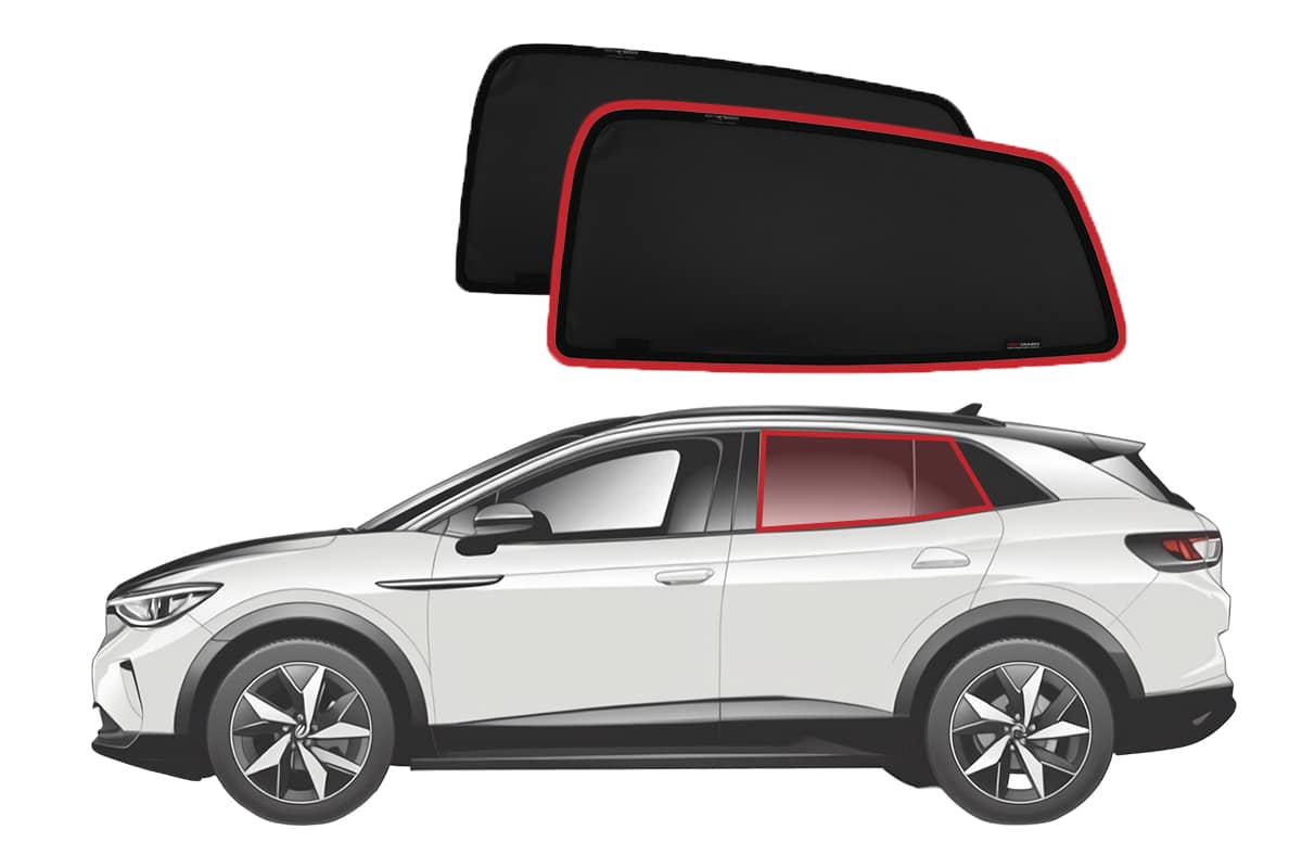 Volkswagen ID.4 Car Rear Window Snap Shades (2020-Present) - Roof Rack ...